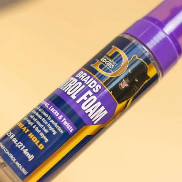 Braid and Conrow Control Foam I Foaming Curl Mousse , Creates Soft Wra ...