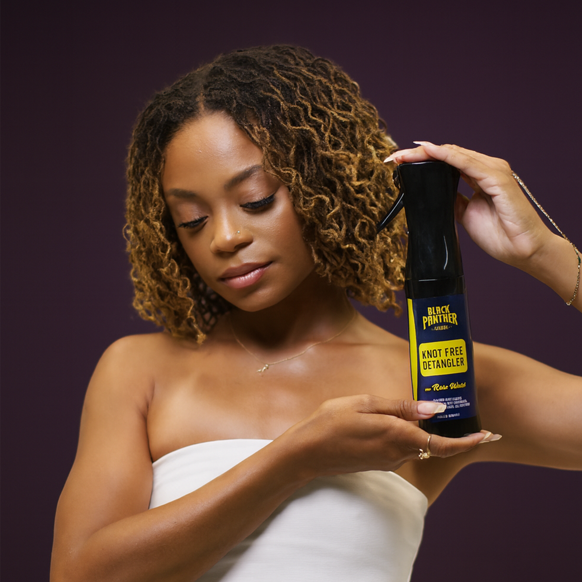 Knot Free Detangler Leave-In Conditioner Spray & Detangler, Grow Long ...